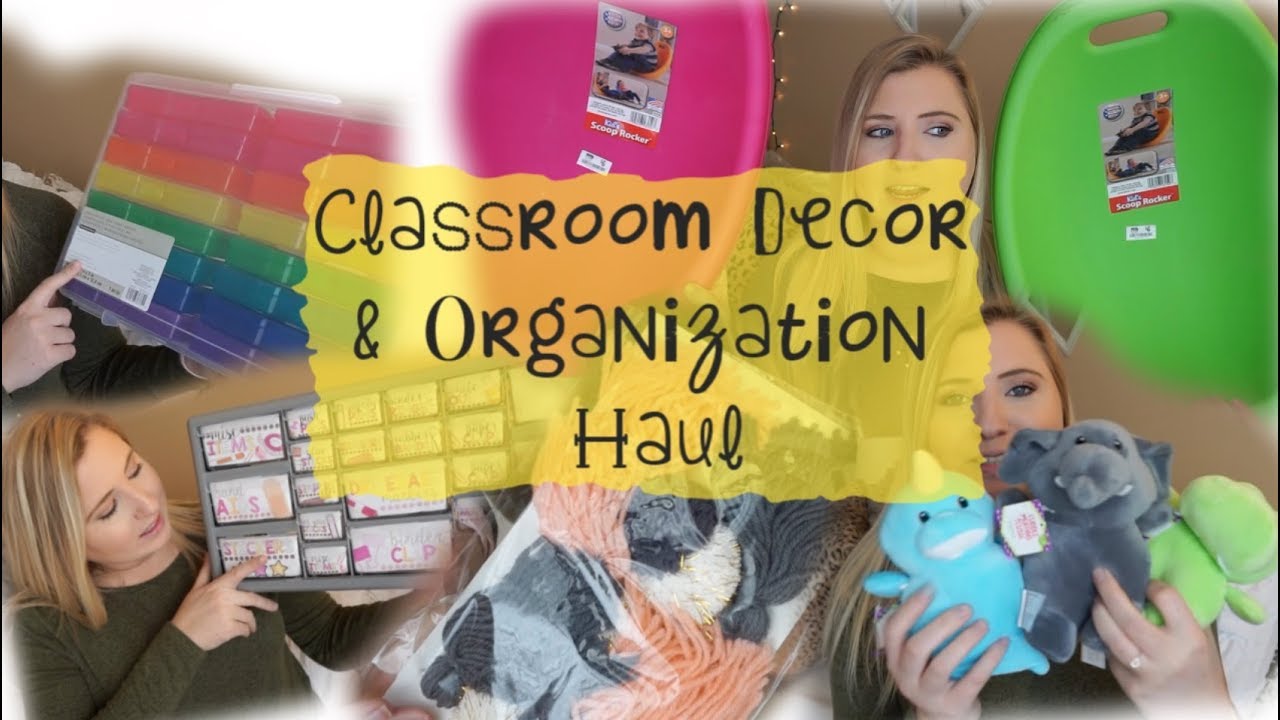 Classroom Organization and Decor Haul ️ - YouTube