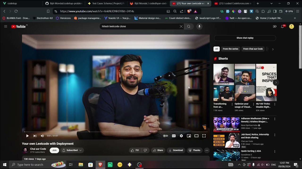 Codeitup - Leetcode Clone - YouTube Codeitup - Leetcode Clone - YouTube
