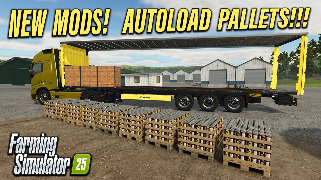 AUTOLOAD YOUR PALLETS!!! NEW MODS! ON FARMING SIMULATOR 25 | PS5 ...