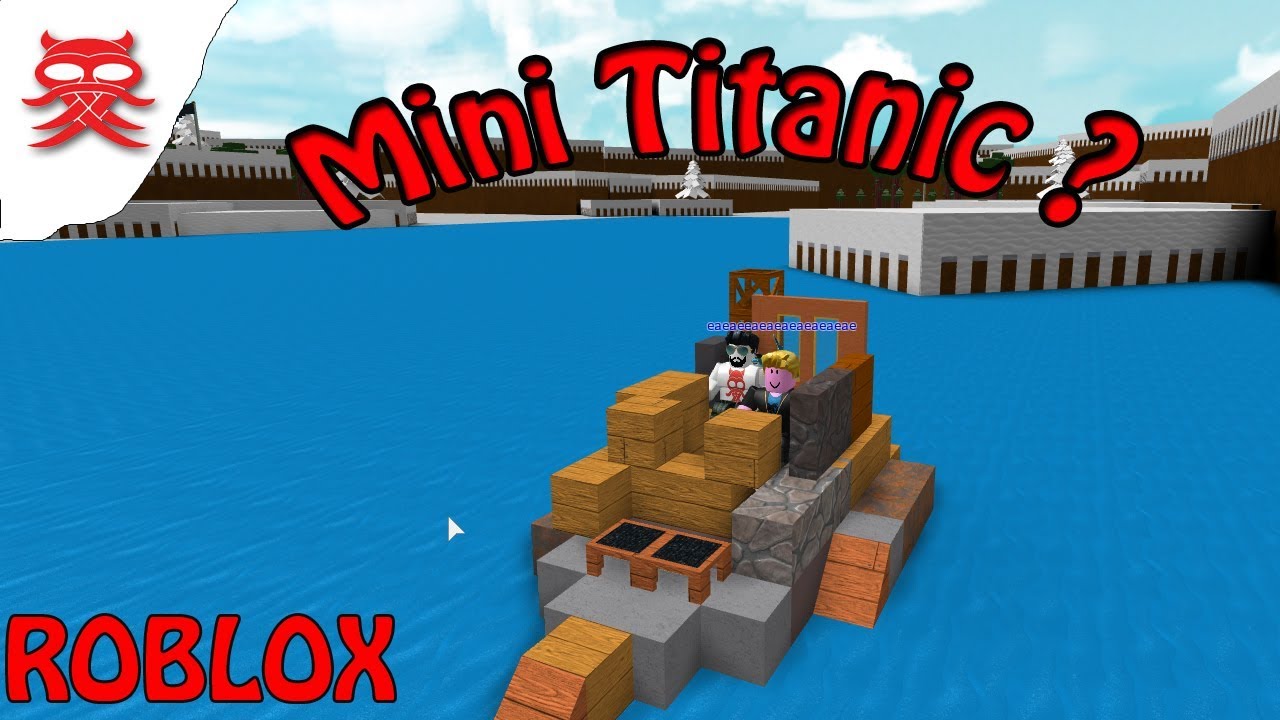 Mini Titanic - Build A Boat - Dansk Roblox - YouTube