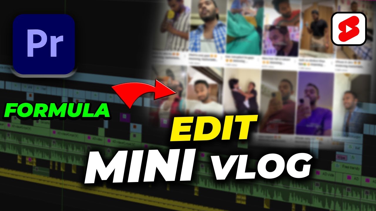 How to edit Mini vlogs in premiere pro - YouTube