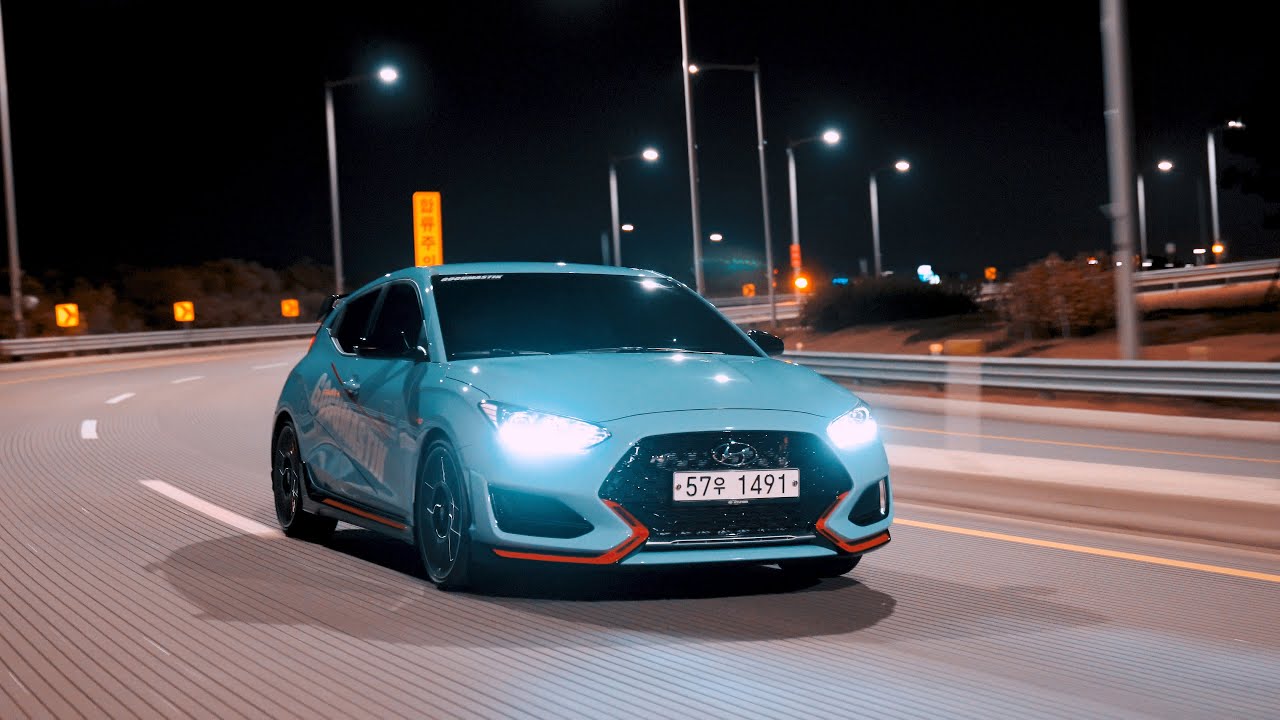 Hyundai veloster N - Night driver (4K) - YouTube