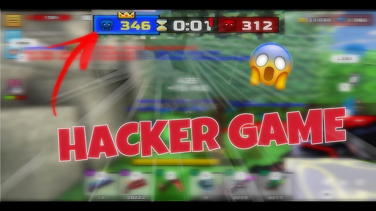 300+ KILL GAME in Pixel Gun 3D? Modded Account meets HACKERS in PG3D! - YouTube