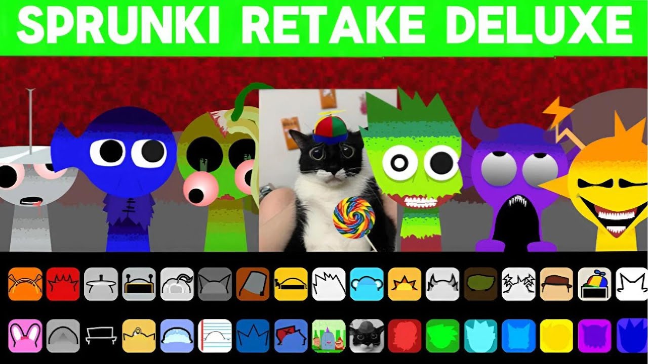 Incredibox Sprunki:Retake Deluxe Sprunki HORROR versions - YouTube