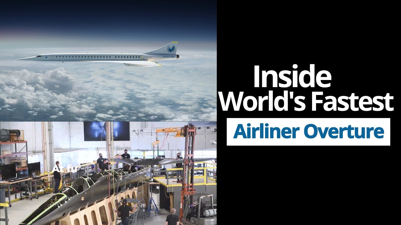 The INSIDE WORLD'S FASTEST AIRLINER BOOM SUPERSONIC OVERTURE #united # ...