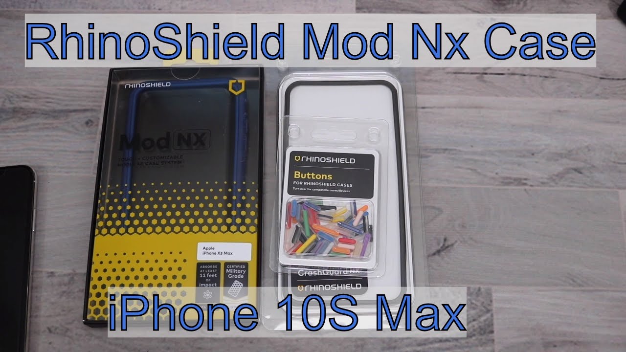 Rhinoshield Mod NX Case for iPhone 10S Max - YouTube