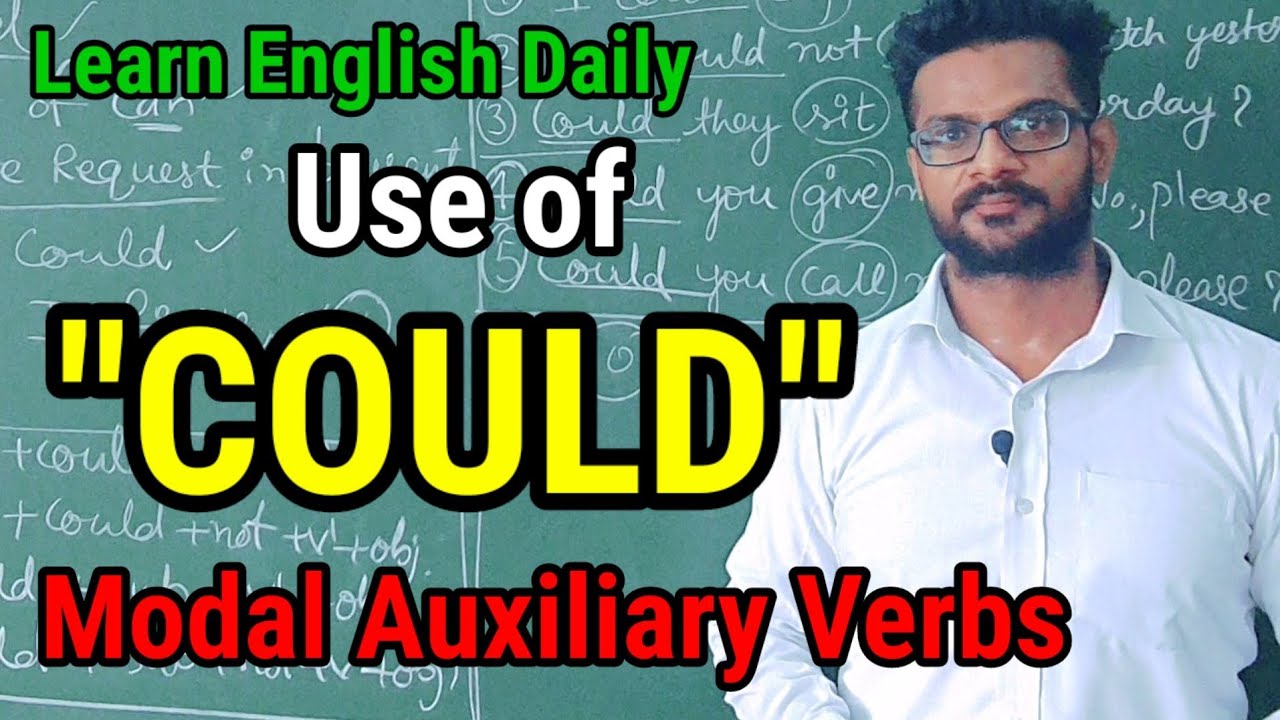 USE OF COULD | MODAL AUXILIARY VERBS @EnglishWithHarishPanchal #english ...