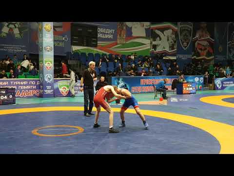 Wrestler Khamzat Dakaev (Nokhchiche). The championship of the Chechen Republic in Greco-Roman wrestl