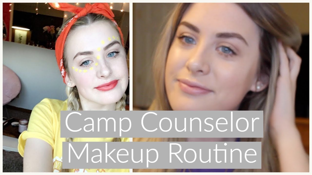 Camp Counselor Makeup Routine // Stephanie Graden - YouTube