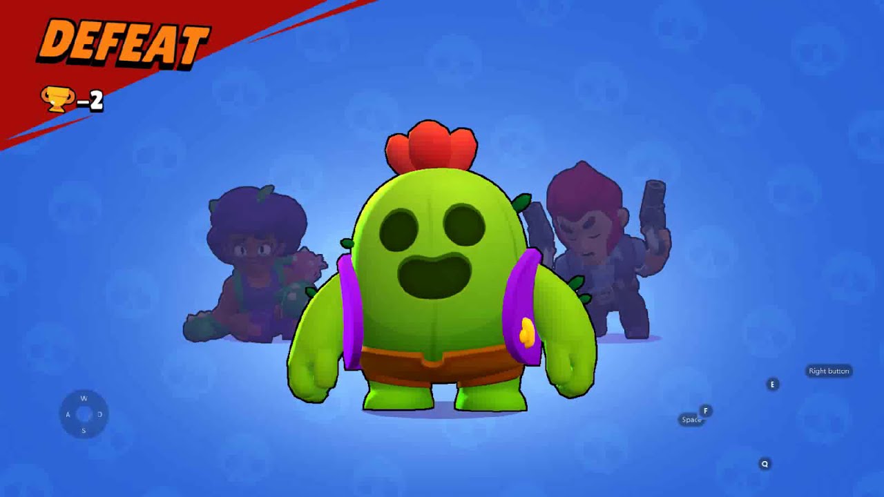 Brawl Stars: Spike (me), Rosa, and Colt in a wild defeat. - YouTube