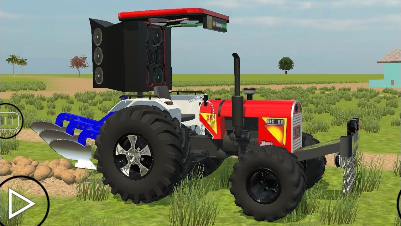 Eicher Modified Tractor 🚜 agriculture farming village life powerful ...