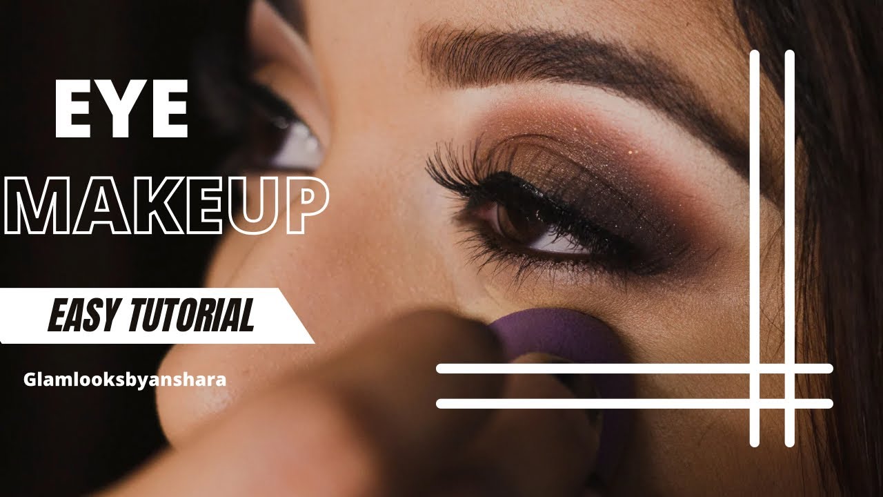 glittery eye makeup #tutorialyoutube#eyemakeup#makeup - YouTube