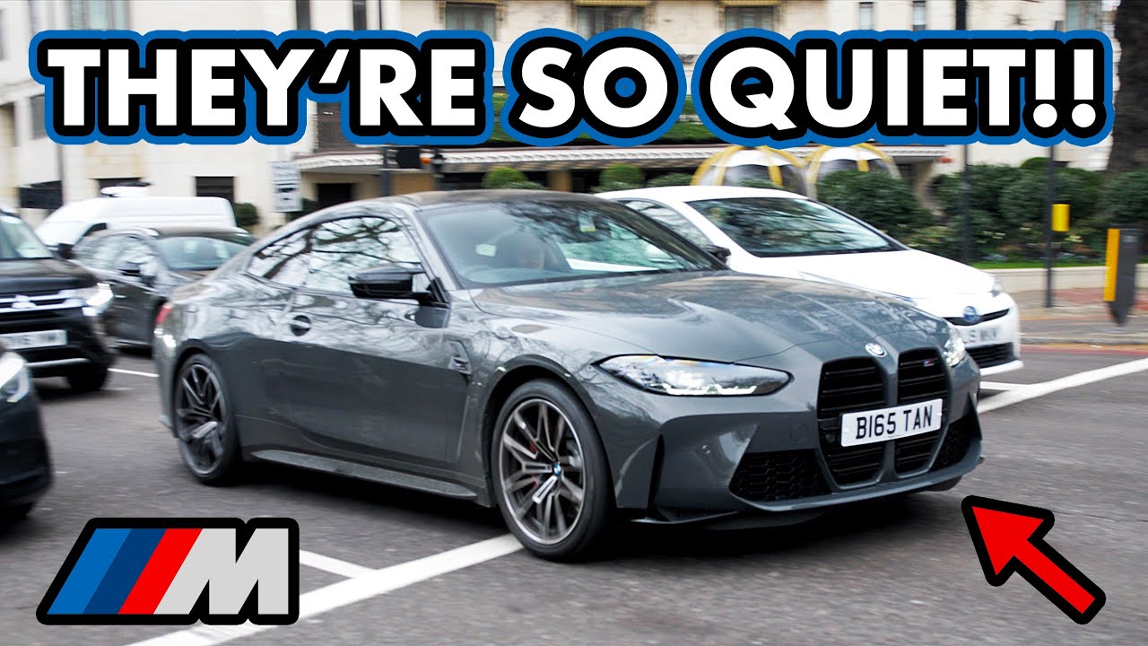 ALL-NEW BMW M3s & M4s driving in LONDON! - YouTube