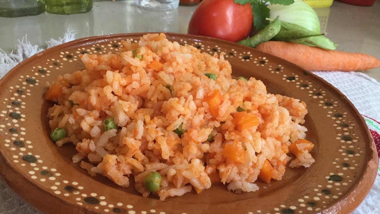 ARROZ rojo | con arroz del ESTADO de MORELOS - YouTube