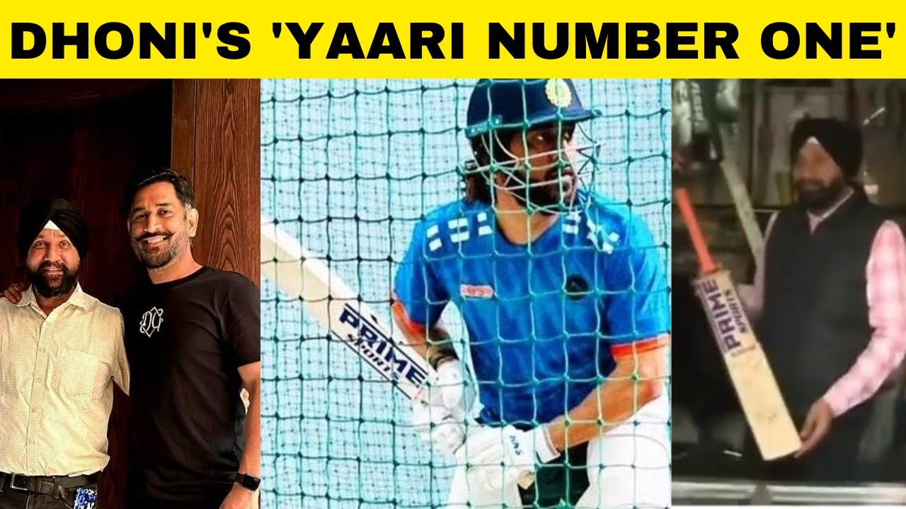 From reel to real - how MS Dhoni's bat sticker gesture mirrors scenes ...