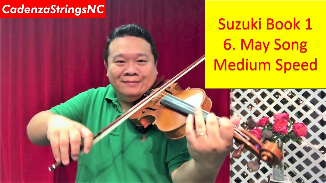 May Song | Medium Speed | Suzuki Violin Book 1 - YouTube