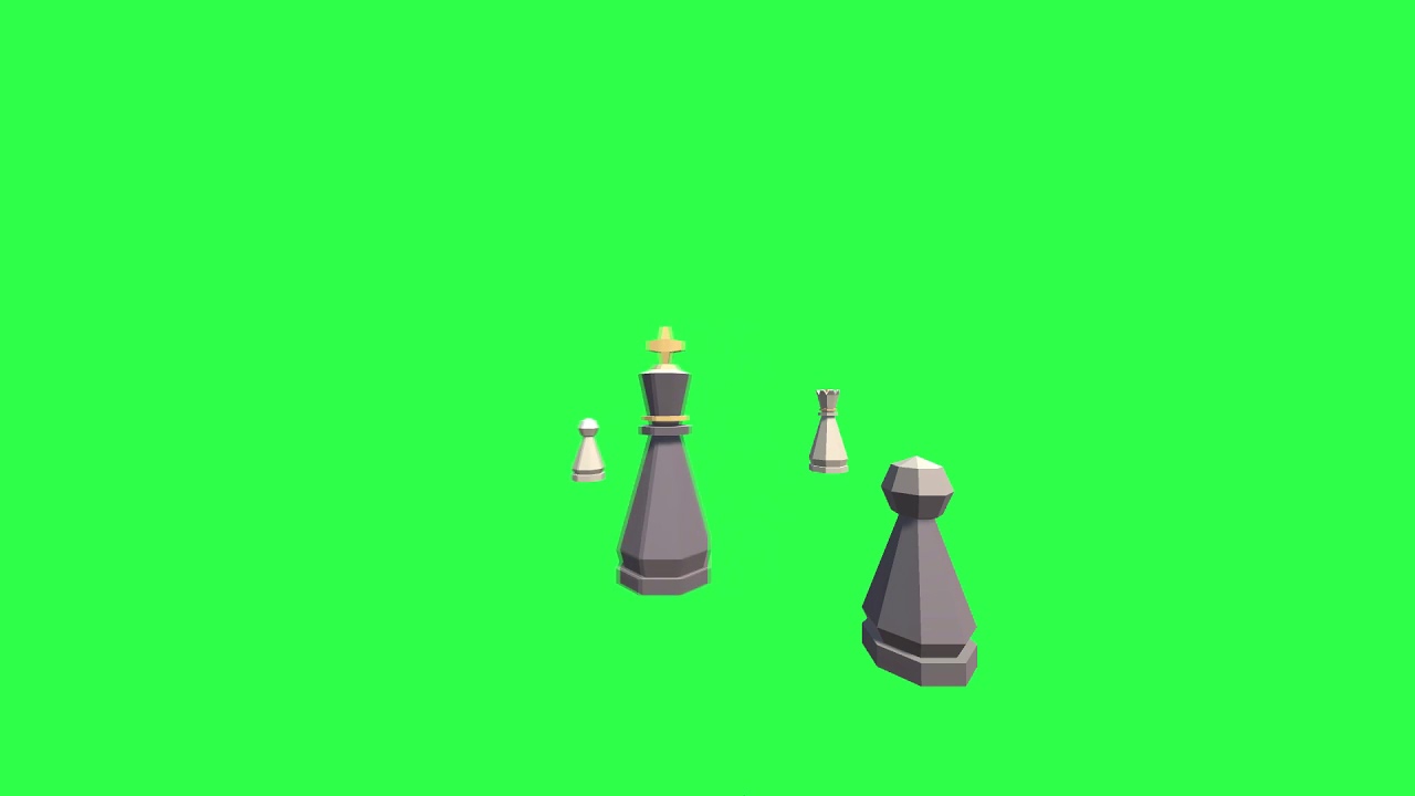 Chess Animation Green Screen CGI - YouTube