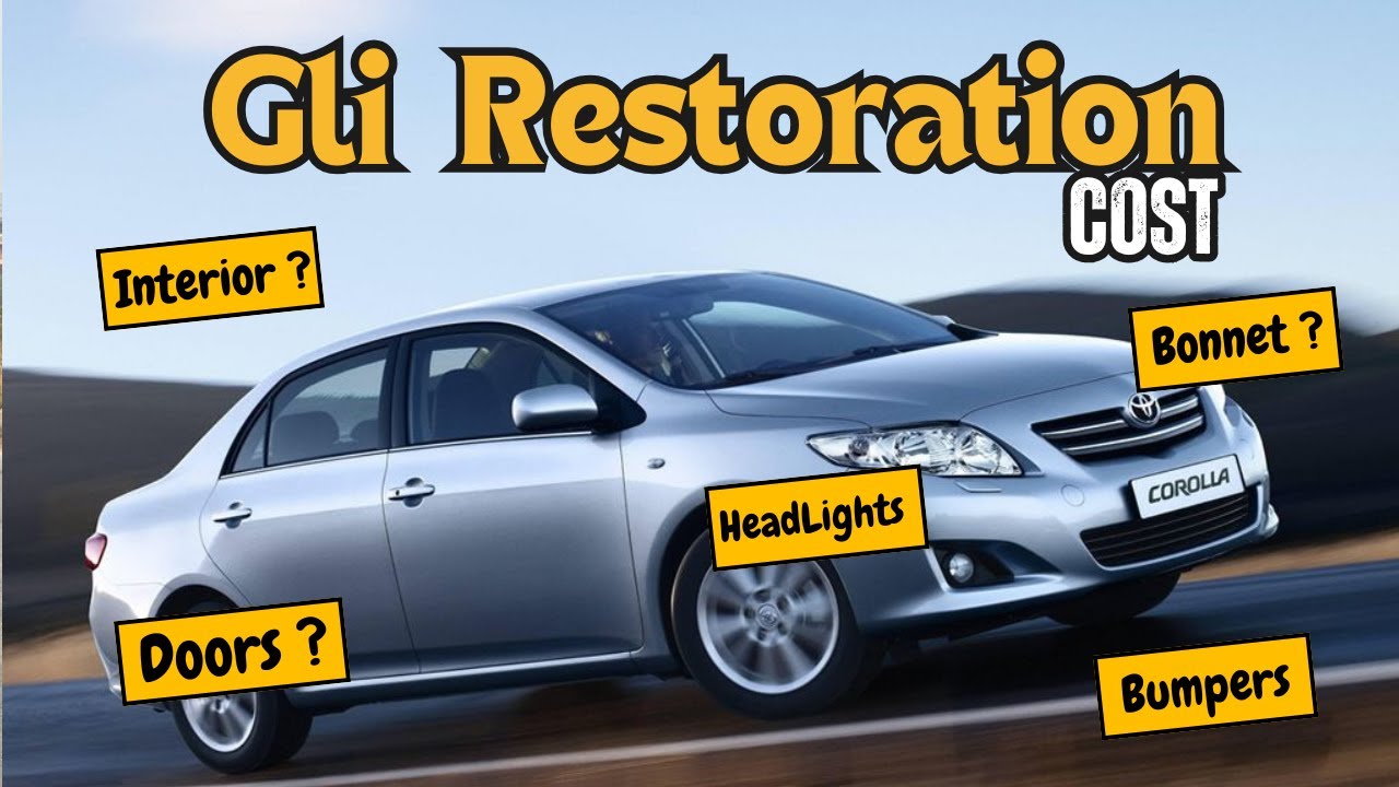 Corolla GLi Restoration Cost | Detail of Every Part of Corolla XLI and ...
