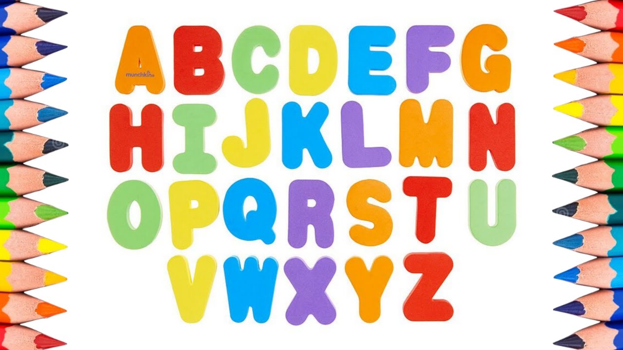 Write Alphabet Letters, drawing, Coloring | Alifbo harflarini yozish ...