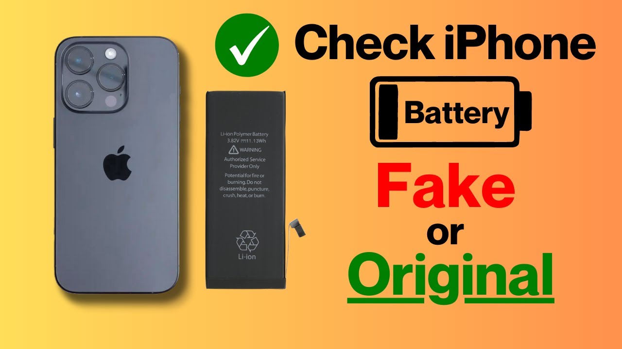 How To Check iPhone Battery is Original or Not | Verify iPhone has a ...