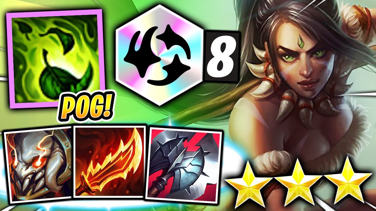 8 ASTRAL w/ NIDALEE 3 STAR!! - TFT RANKED l Teamfight Tactics Guide 12. ...