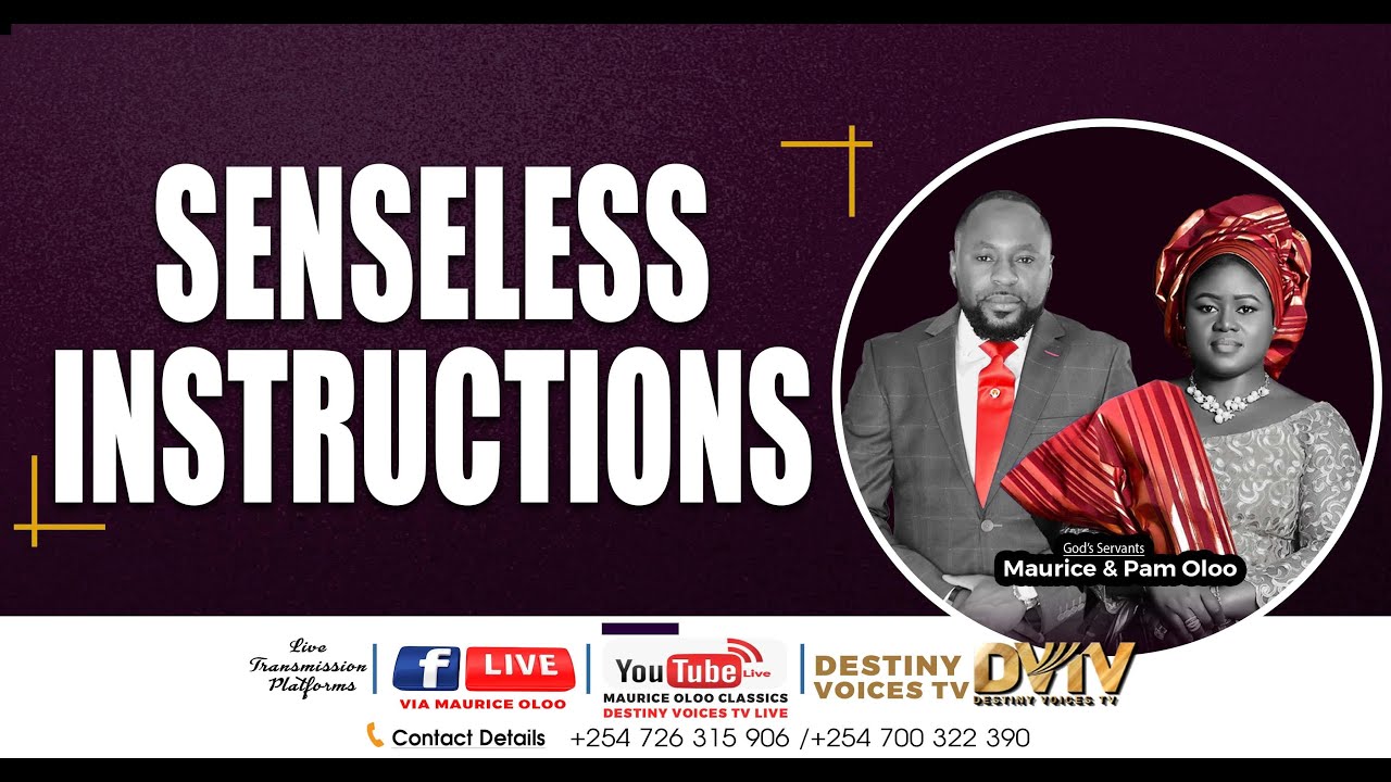 SENSELESS INSTRUCTIONS - YouTube