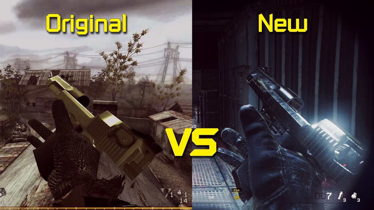 Desert Eagle CoD4 Remastered Sound Comparison - Fire Rate Cap? - YouTube