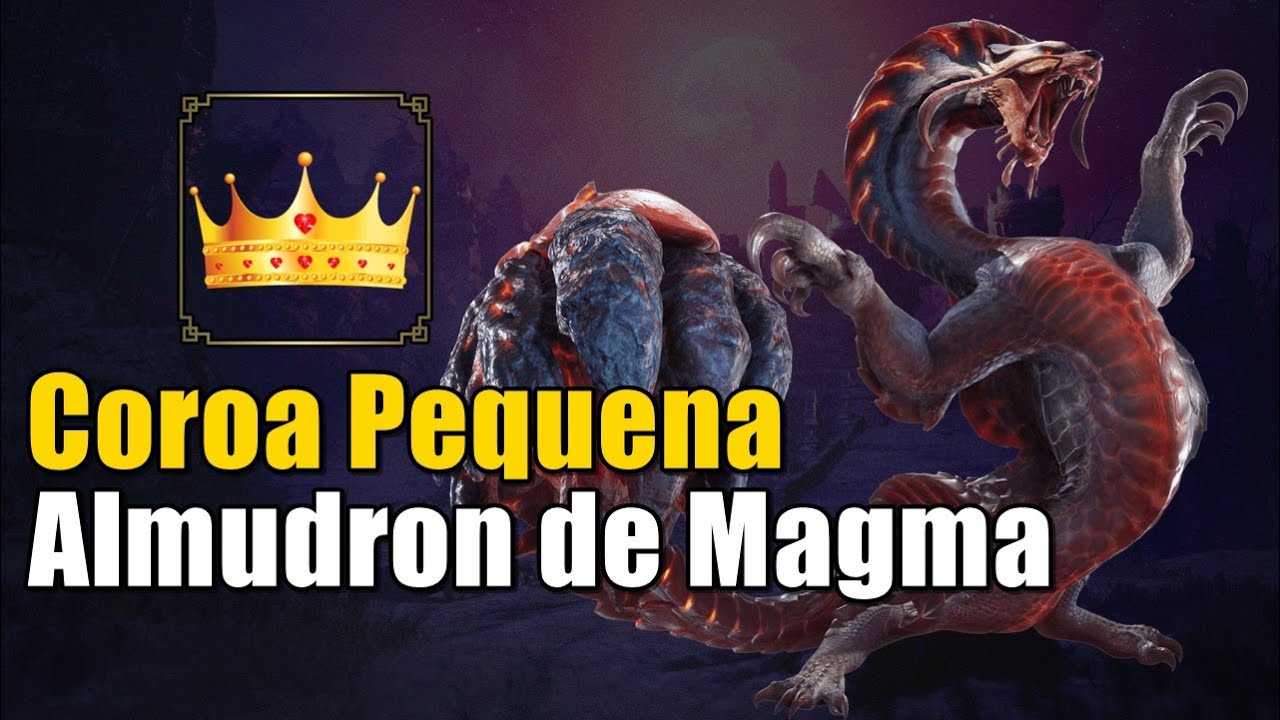 Monster Hunter Sunbreak - Almudron de Magma Coroa Pequena (Crown) - YouTube