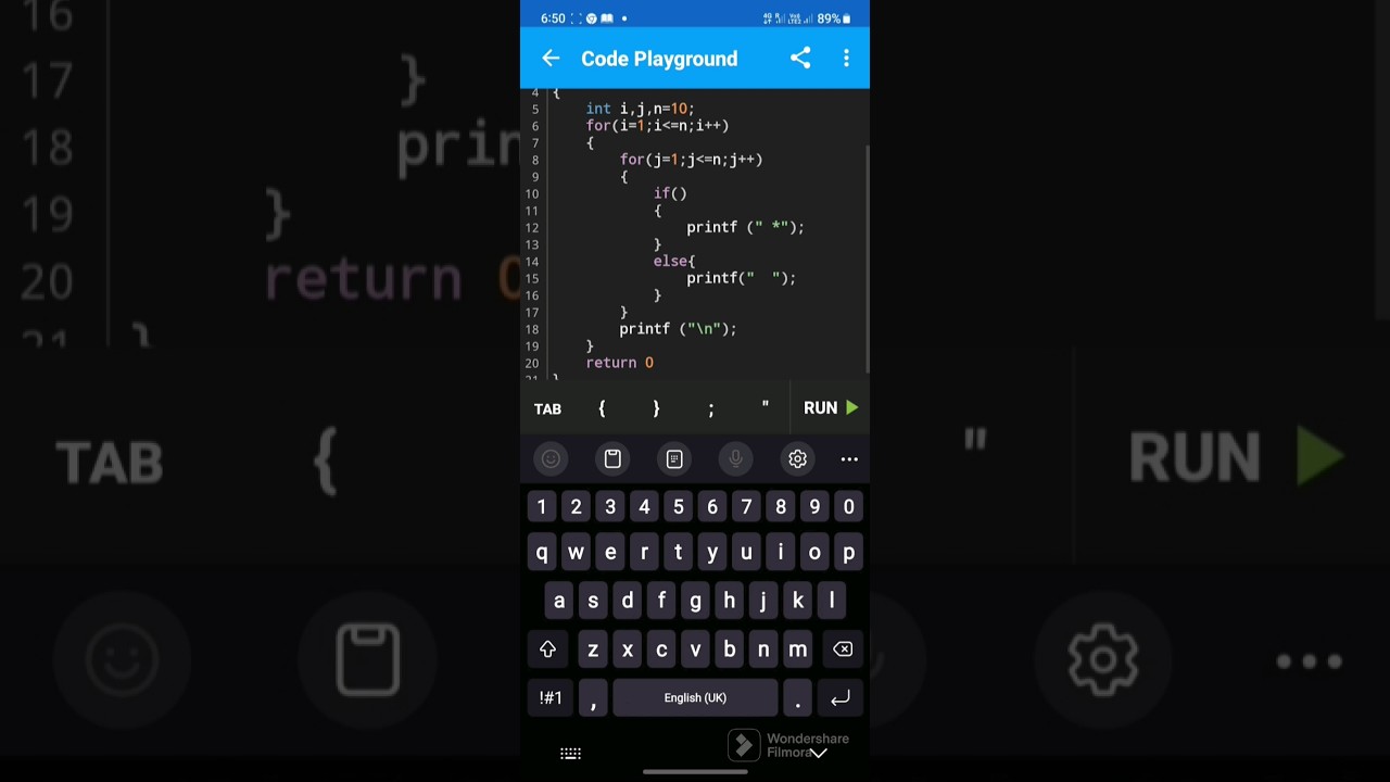 Write A Program Using C Language Print Star C Coding Star Code Quicktechpoint Youtube 6405
