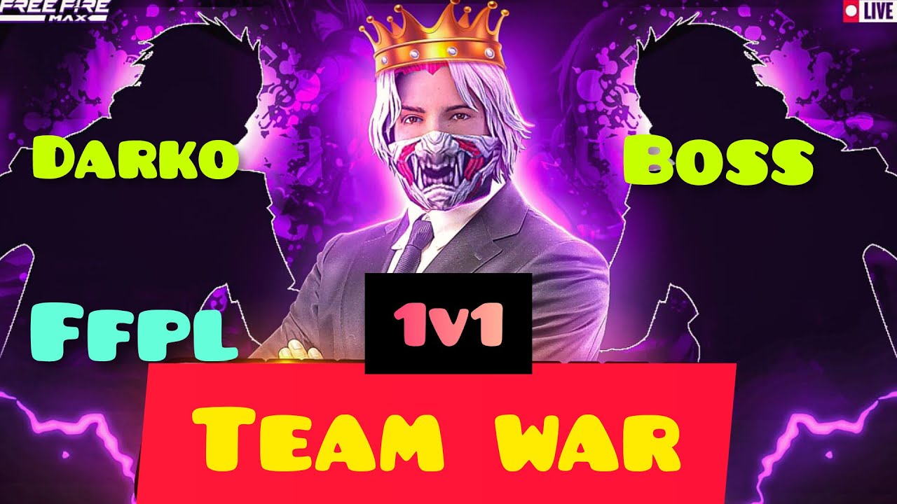🛑 DARKO LIVE VS BOSS GAMING 🔥 1V1 FFPL TEAM WAR ⚔ - FREE FIRE LIVE #nonstopgaming - YouTube