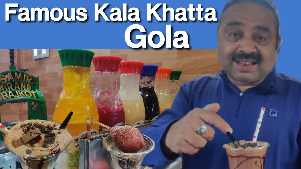 Famous Kala Khatta Gola| ICE GOLA| Baraf Ka Gola| Shake| Kitkat Shake ...