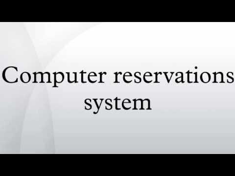 Computer reservations system - YouTube
