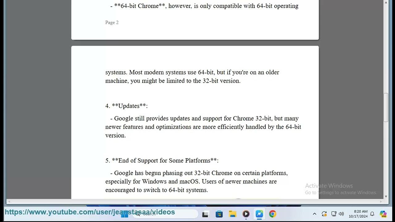 Chrome 32 bit: How do I run Chrome in 32-bit mode? - YouTube