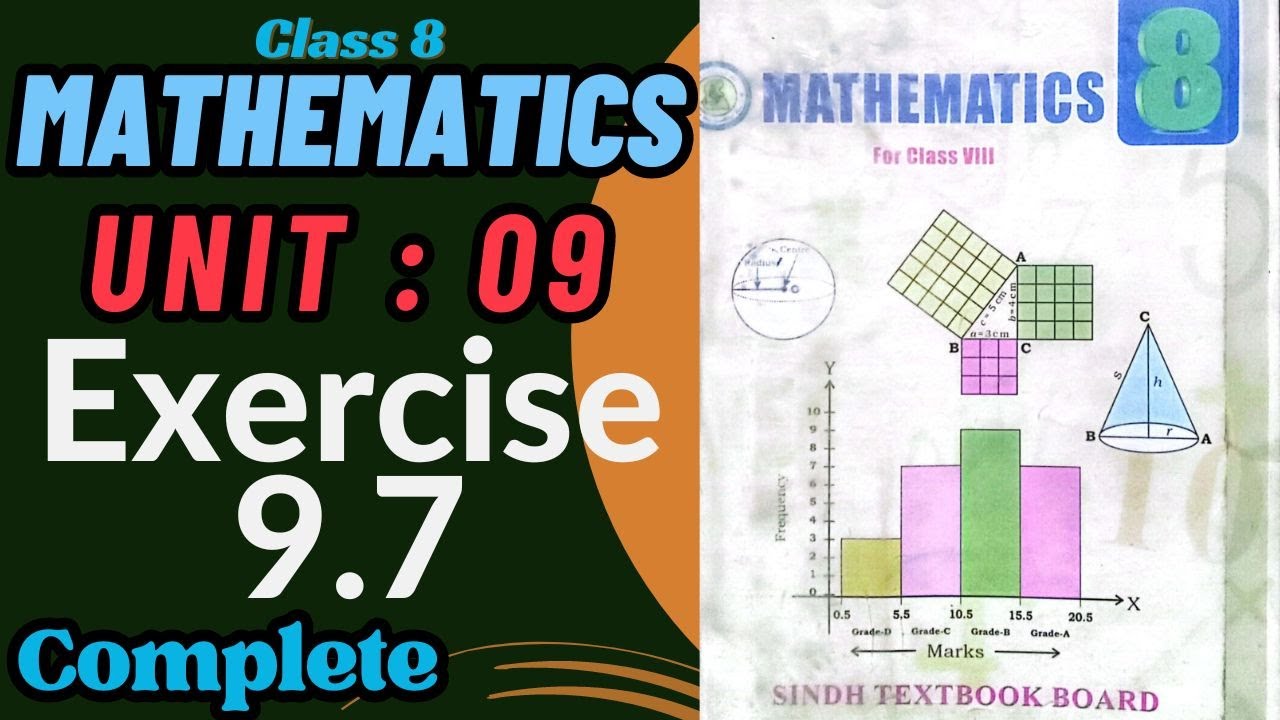 Exercise 9.7 Unit 9 Class 8 Mathematics Sindh textbook ...
