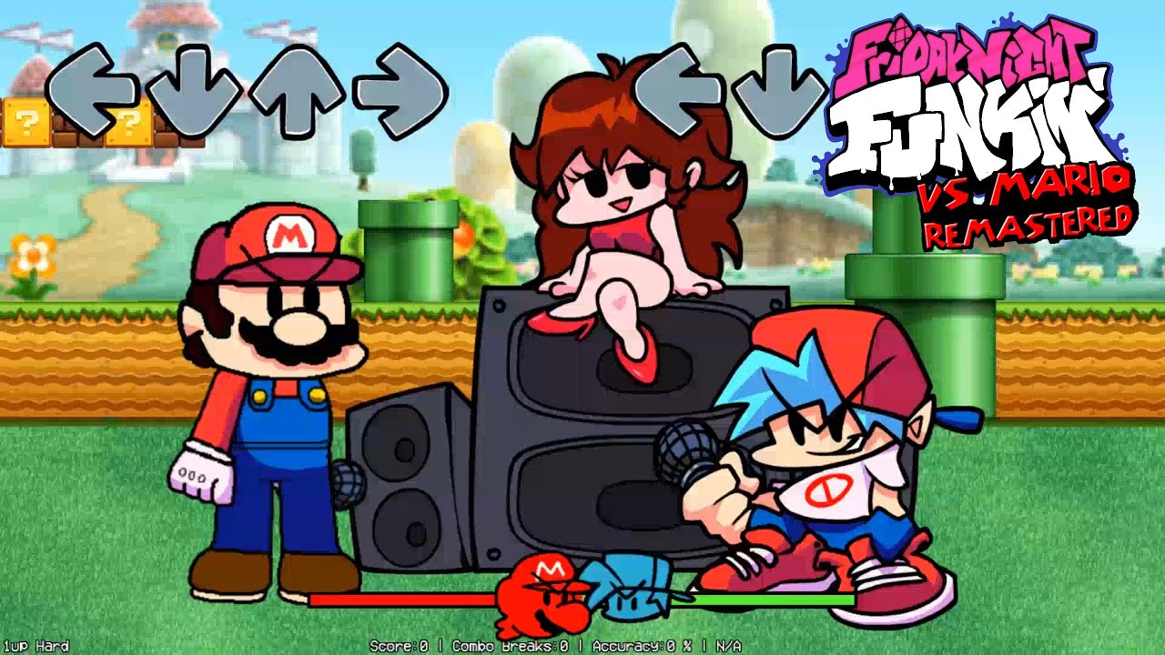 VS Mario REMASTERED V1.1 - Friday Night Funkin Mod - YouTube