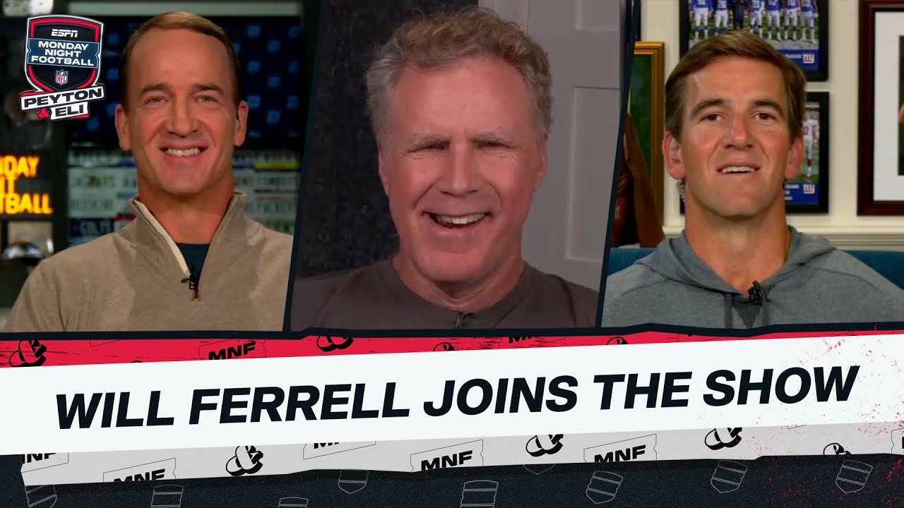 Funniest Moments from Will Ferrell on the ManningCast - YouTube