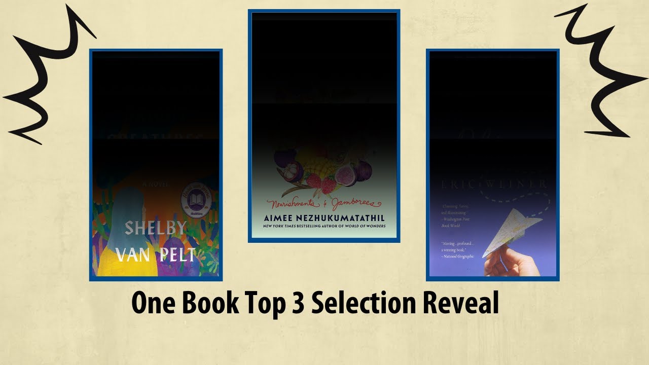 One Book Top 3 Selection Reveal - YouTube