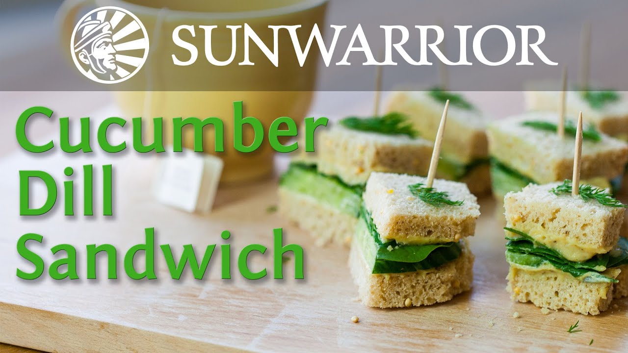 Healthy Cucumber Sandwich Recipe | Jason Wrobel | Sunwarrior - YouTube