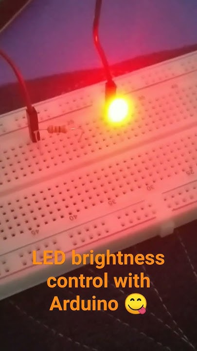 LED brightness control with Arduino #arduino #microcontroller #led ...