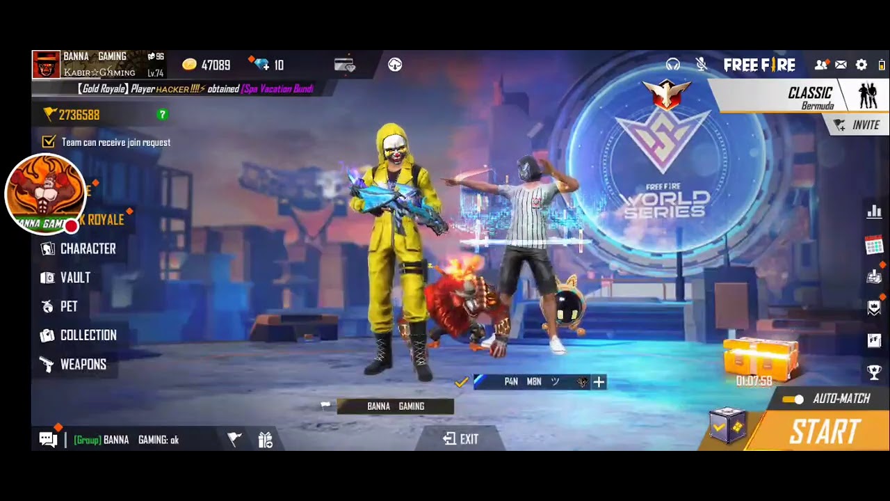 Free Fire Live Team Code Giveway - YouTube