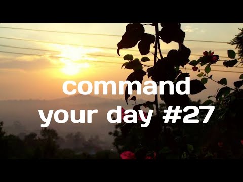 Daily Devotions : Deuteronomy 31:8-9 (command your day #27) - YouTube