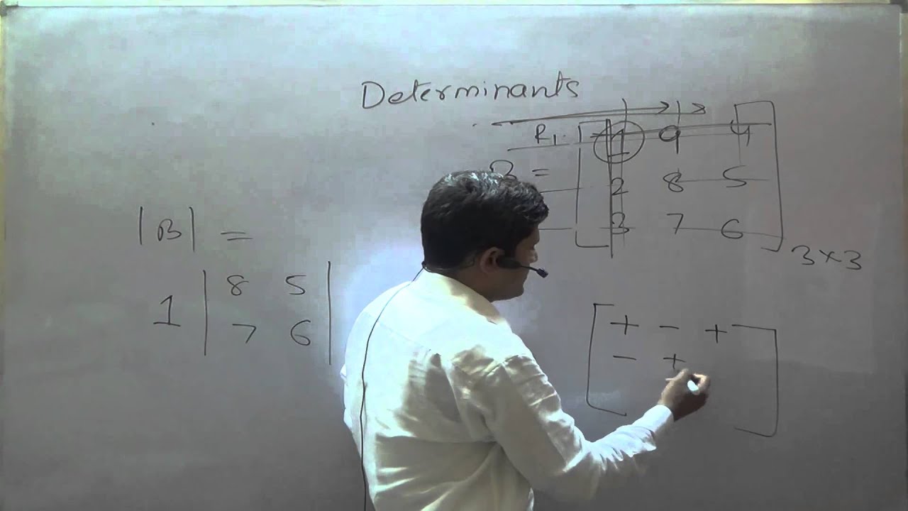 Class 12 Maths CBSE Determinants 01 - YouTube