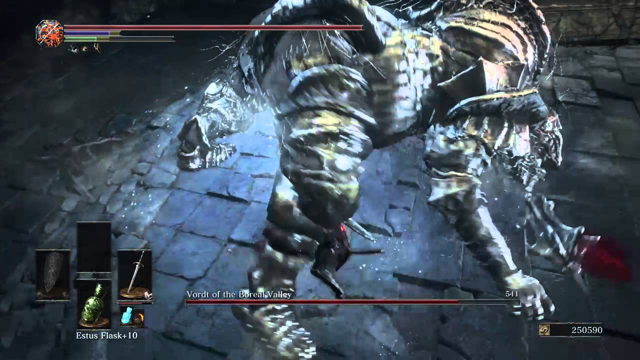 DARK SOULS™ III Vordt of the Boreal Valley boss Fight - YouTube