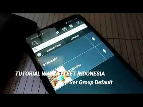 Set Group Default - Tutorial Walkiefleet Indonesia - YouTube