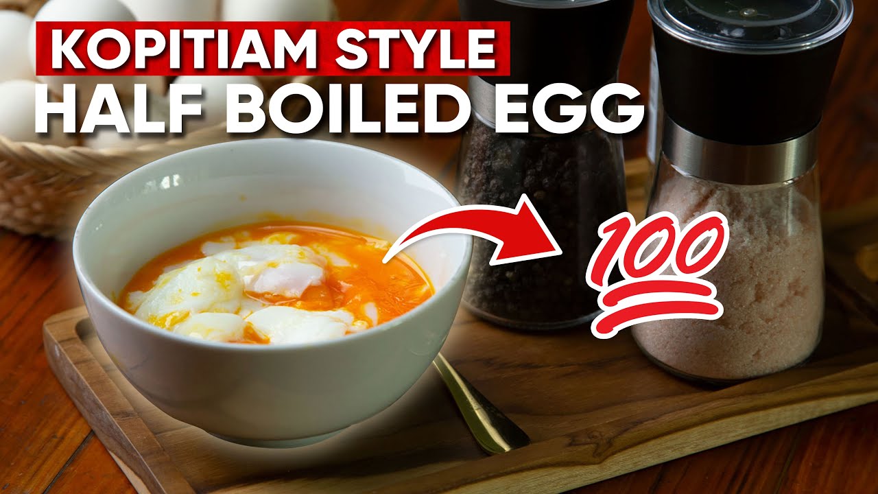 How to Make Perfect Half Boiled Eggs | Singapore Recipes | Recipes Are ...