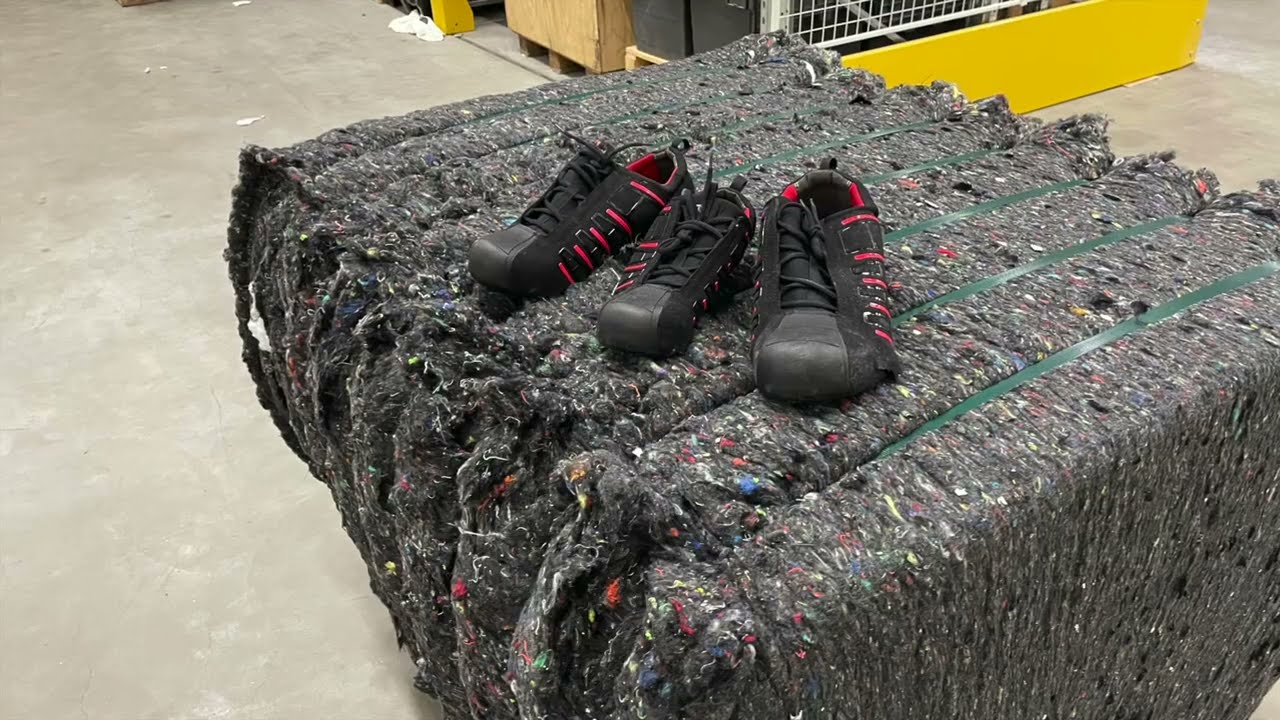 JALAS® recycle the uppers of safety shoes into usable textile fiber ...