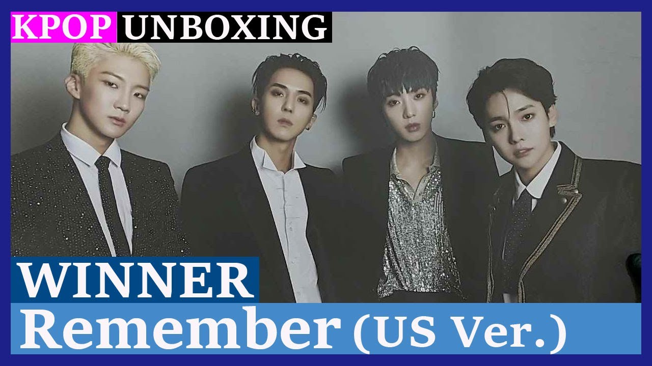Unboxing WINNER [Remember] (US Ver.) 위너 3rd Full Album Kpop Unboxing ...