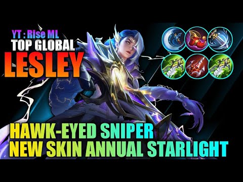 Hawk-Eyed Sniper Lesley,New Skin Annual Starlight Gameplay[Top Global ...