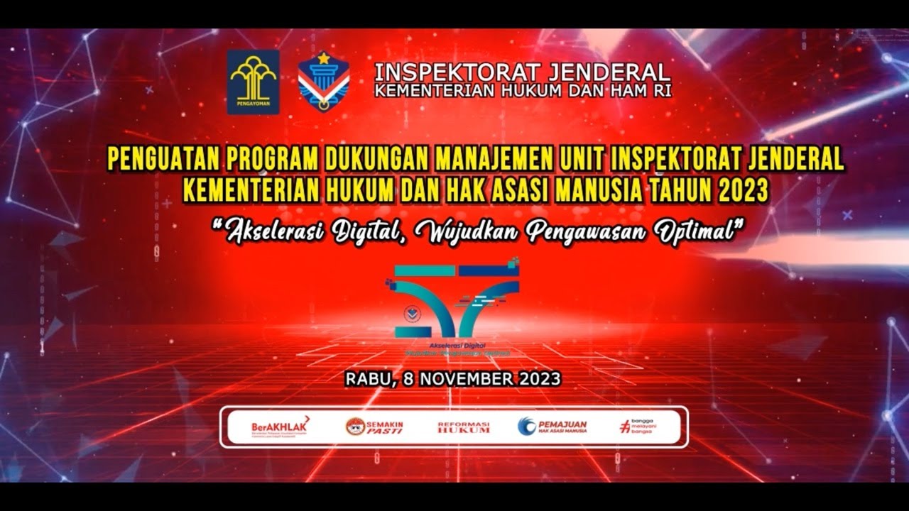 PENGUATAN PROGRAM DUKUNGAN MANAJEMEN UNIT INSPEKTORAT JENDERAL - YouTube
