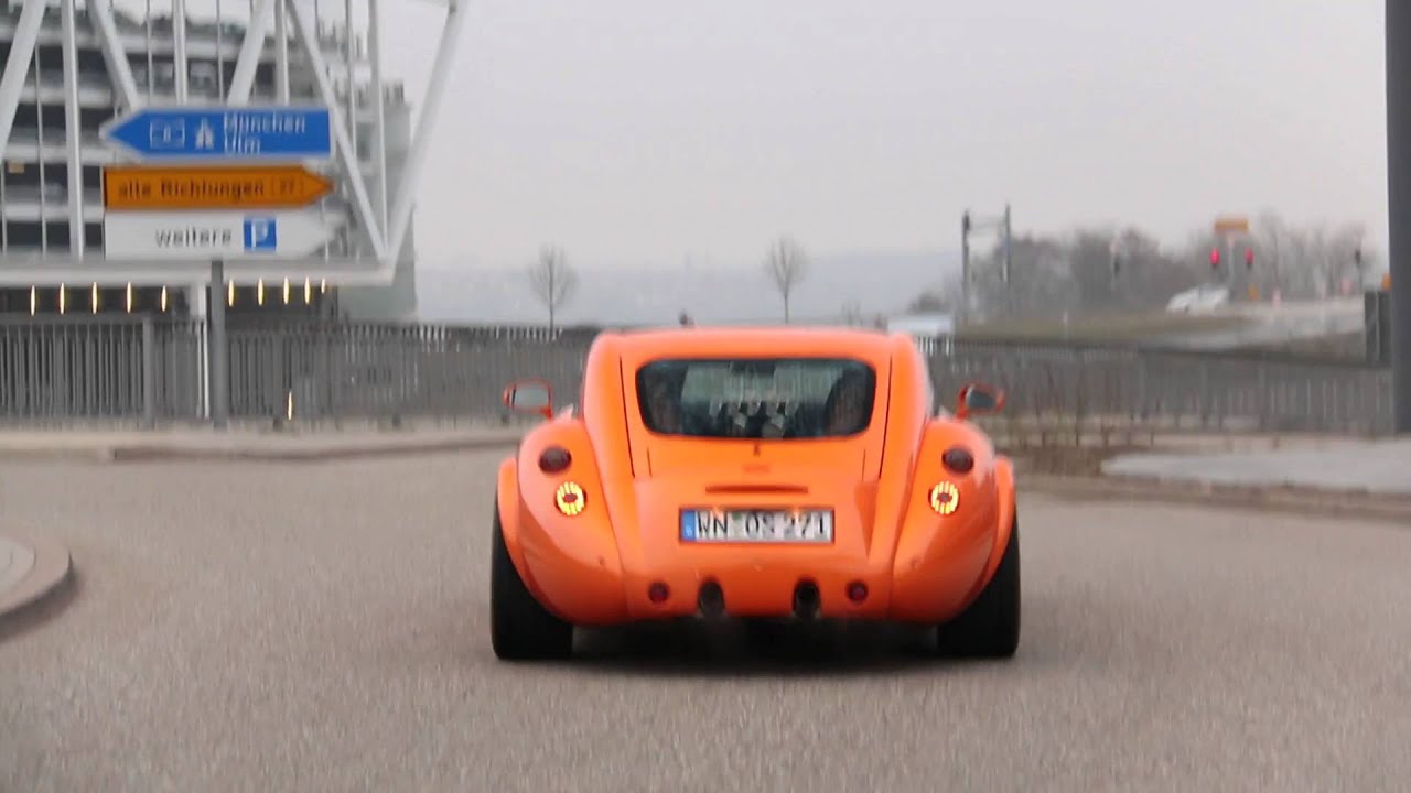 Fabulous German orange supercar: Wiesmann GT MF4 on the road [Lovely ...